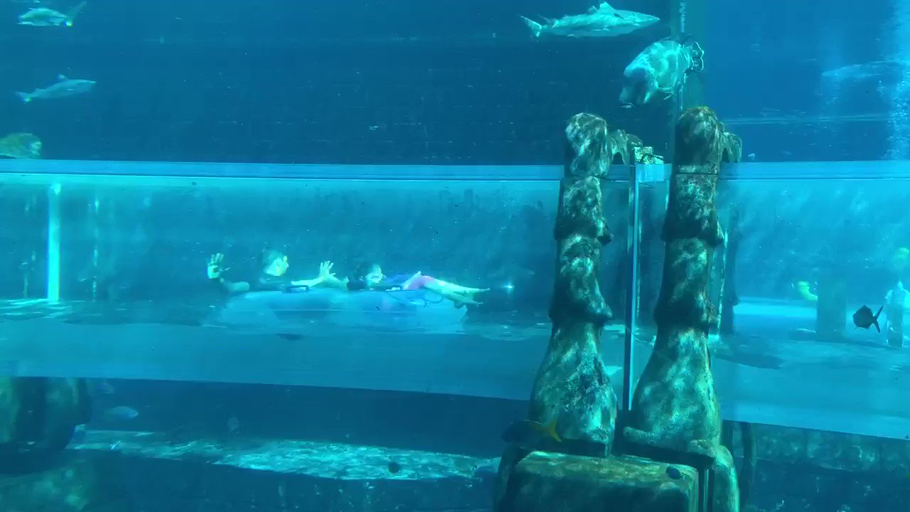 Dubai Underwater Slide