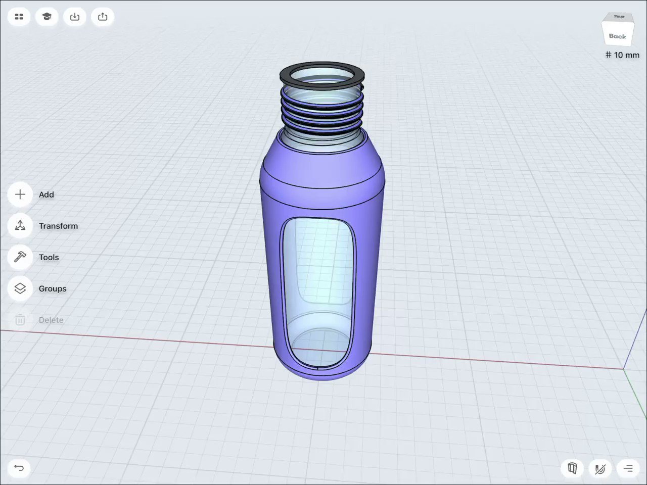 Shapr3D on Twitter: "🌀How to create bottle threads in Shapr3D? Here is one of the ways, using ...