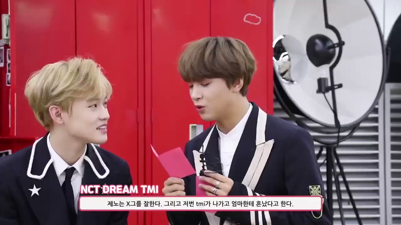 Dear JENO ♡ on Twitter: "181208 #JENO #NCT_DREAM TMI - เจโน่ถูกดุเรื่องเล่มเกมเพราะคุณแม่เห็น ...