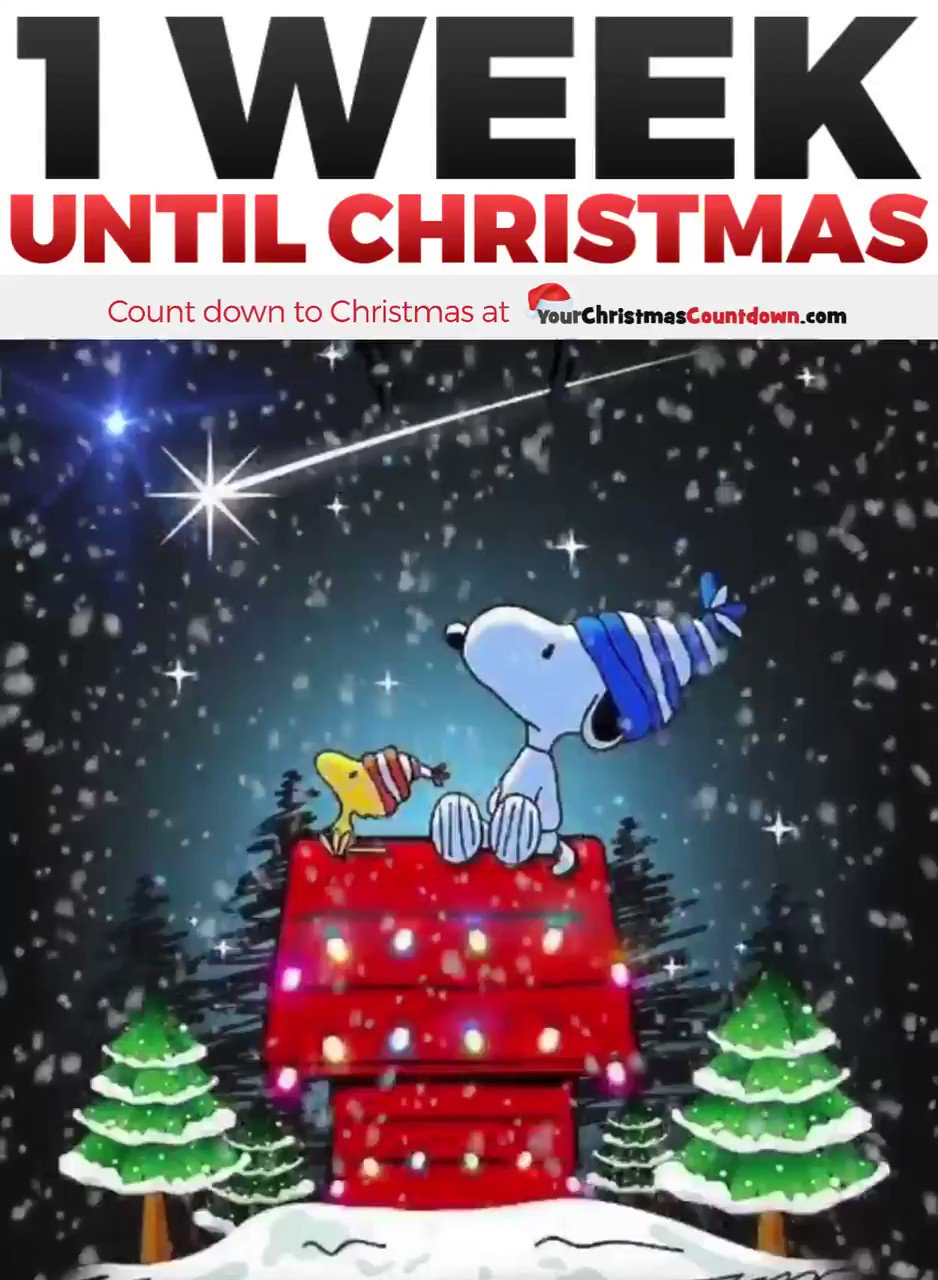 Your Christmas Countdown On Twitter βπ 1 Weeks Until Christmas πβ ππ