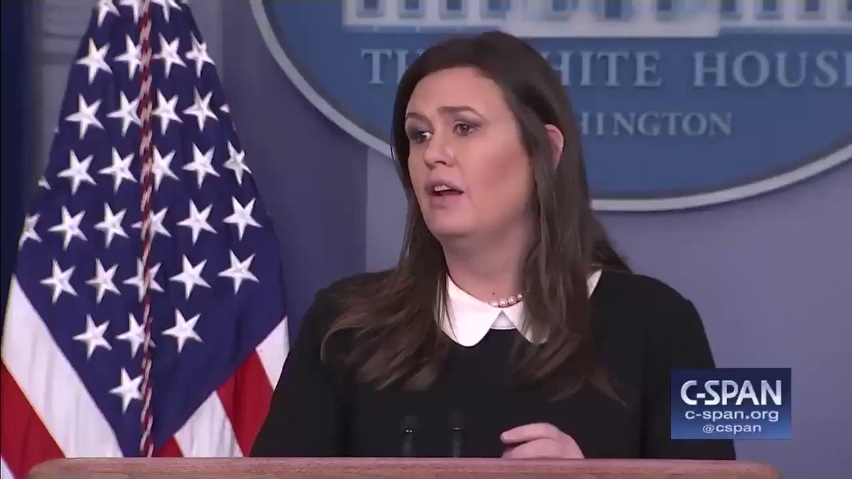 Kyle Morris on Twitter: "White House @PressSec on border wall funding and avoiding a government ...