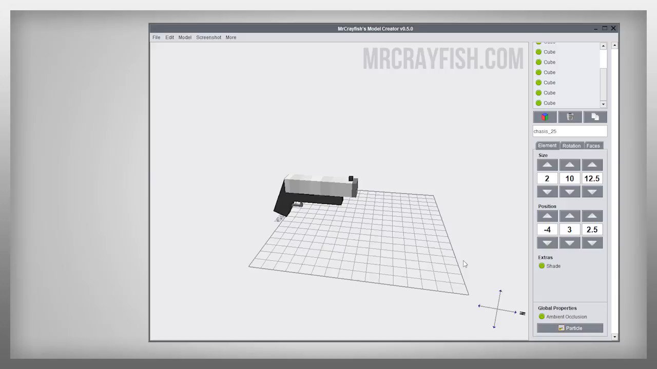 MrCrayfish on Twitter: "It's now incredibly easy to customise the display properties of models ...
