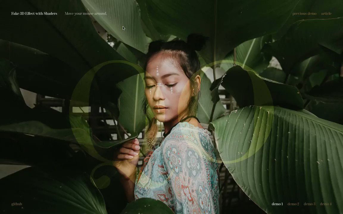 Codrops on Twitter: "How to Create a Fake 3D Image Effect with WebGL | Codrops https://t.co ...