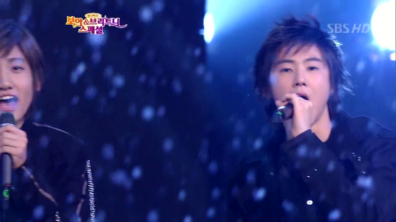dbsk’s live performances on Twitter: "[031226] SBS BoA & Britney Special - Oh Holy Night The ...