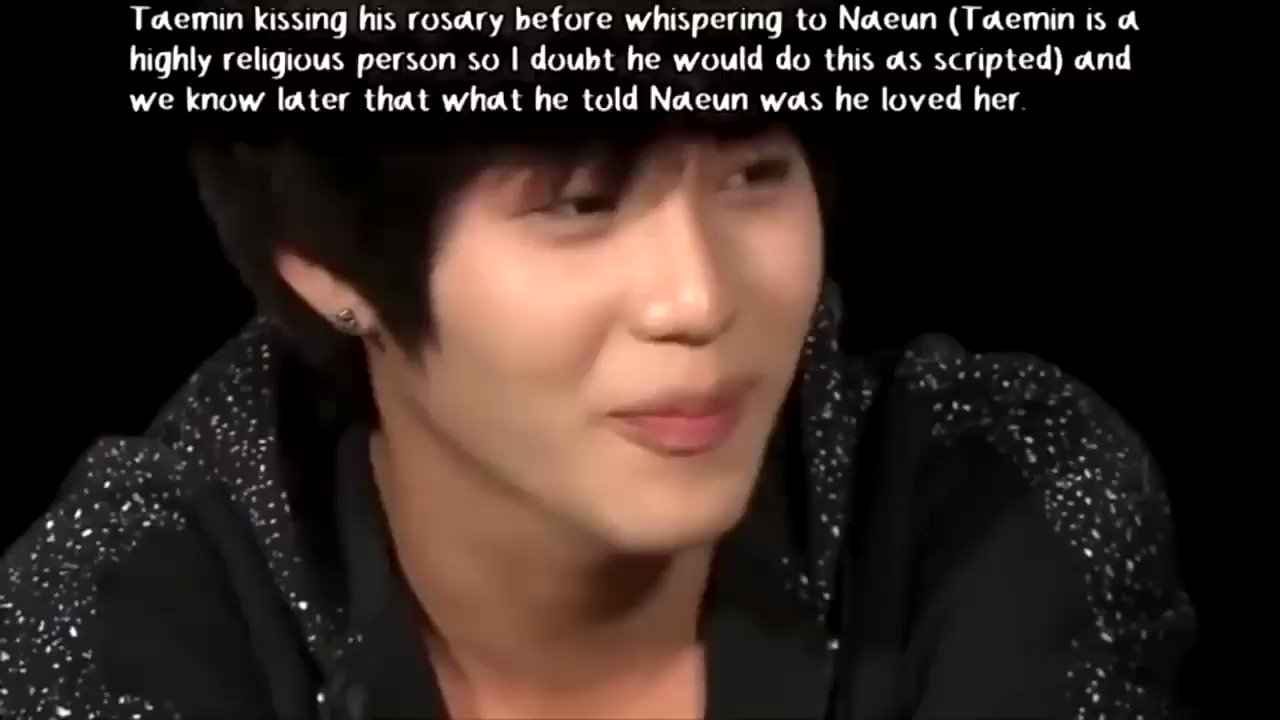 Taemin And Naeun Kiss