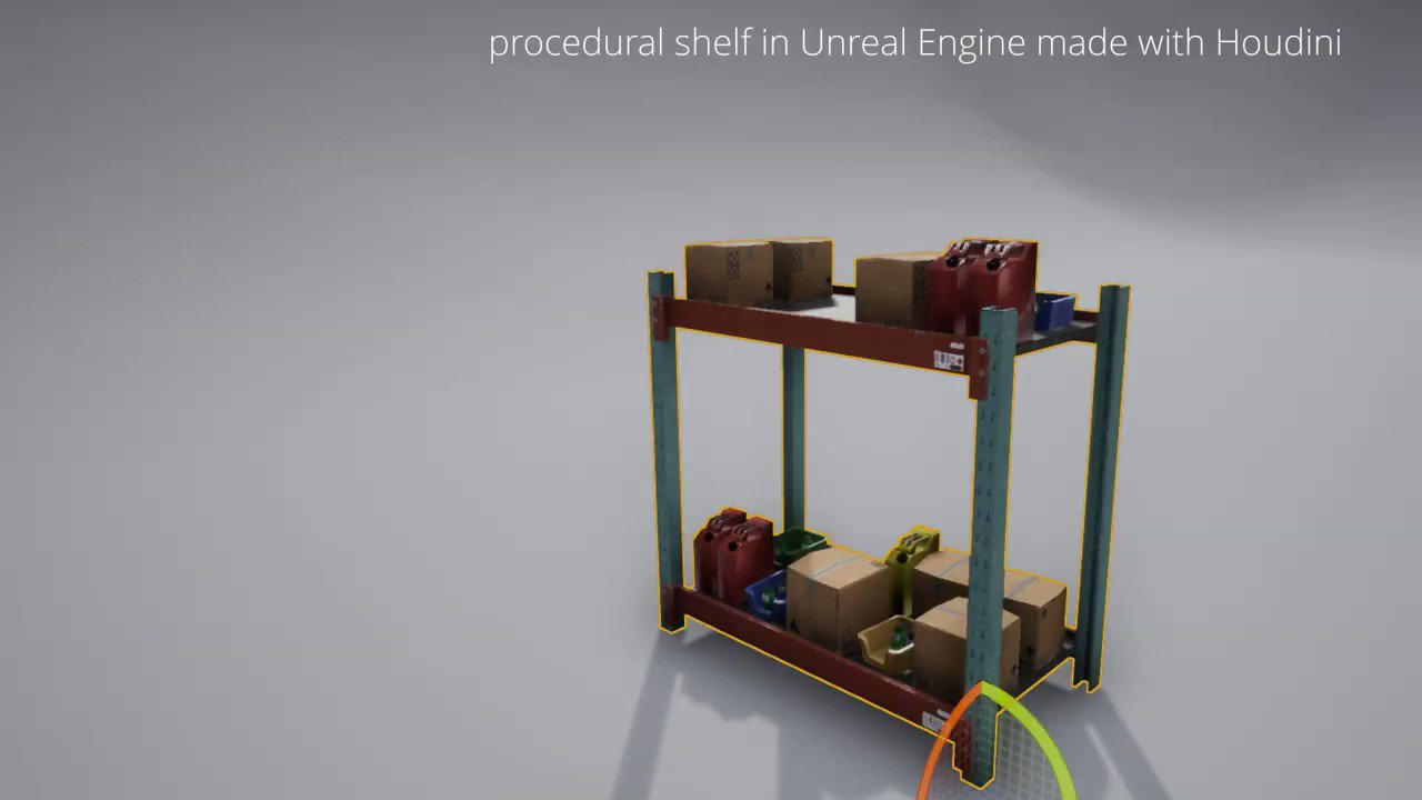 80 LEVEL on Twitter: "Check out this procedural shelf generator in #UnrealEngine made in # ...