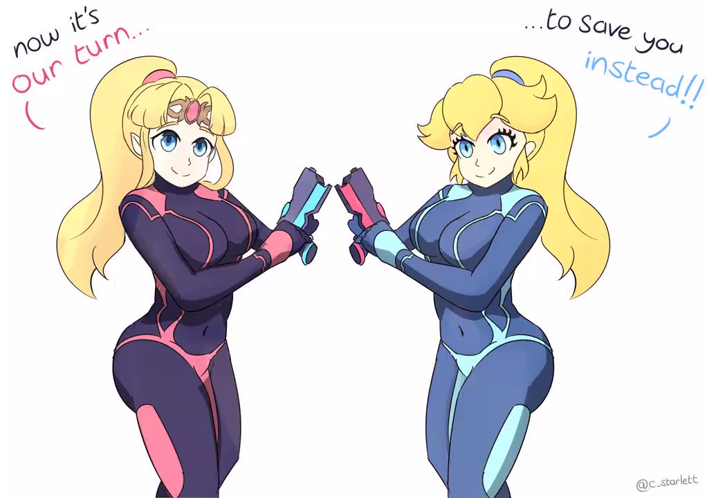 Zero Suit Samus And Peach