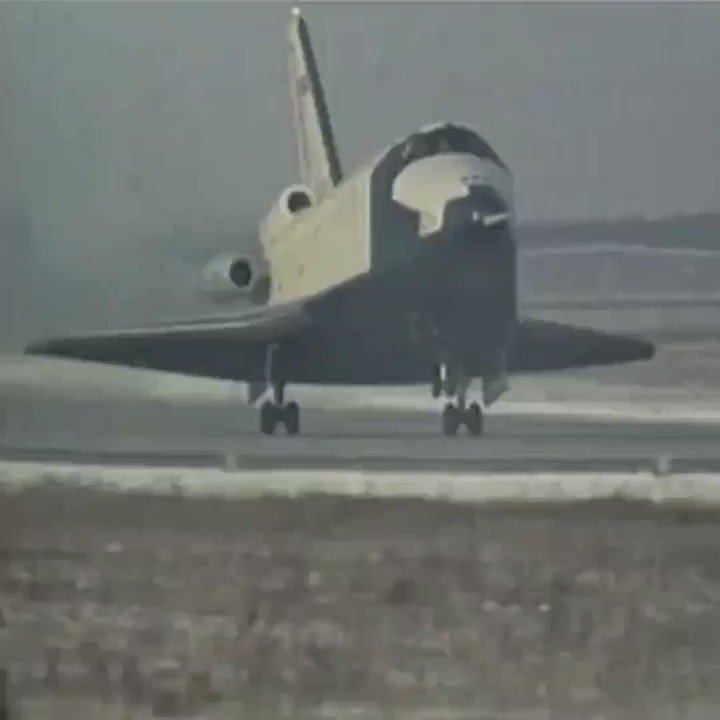 Russian Space Shuttle Landing