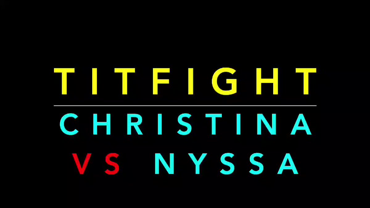 Nyssa Nevers Always Naughty 🥳dec 1st Birthday🎉 On Twitter Please Rt 🥰😍♥️ Tit Fight