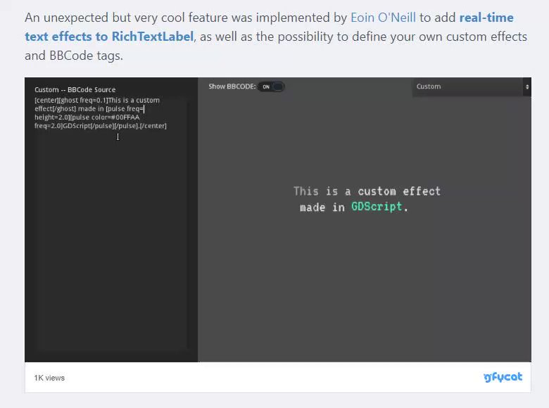 Game Endeavor on Twitter: "Oooooh, boy! Just now found out about custom BBCode effects. I can't ...