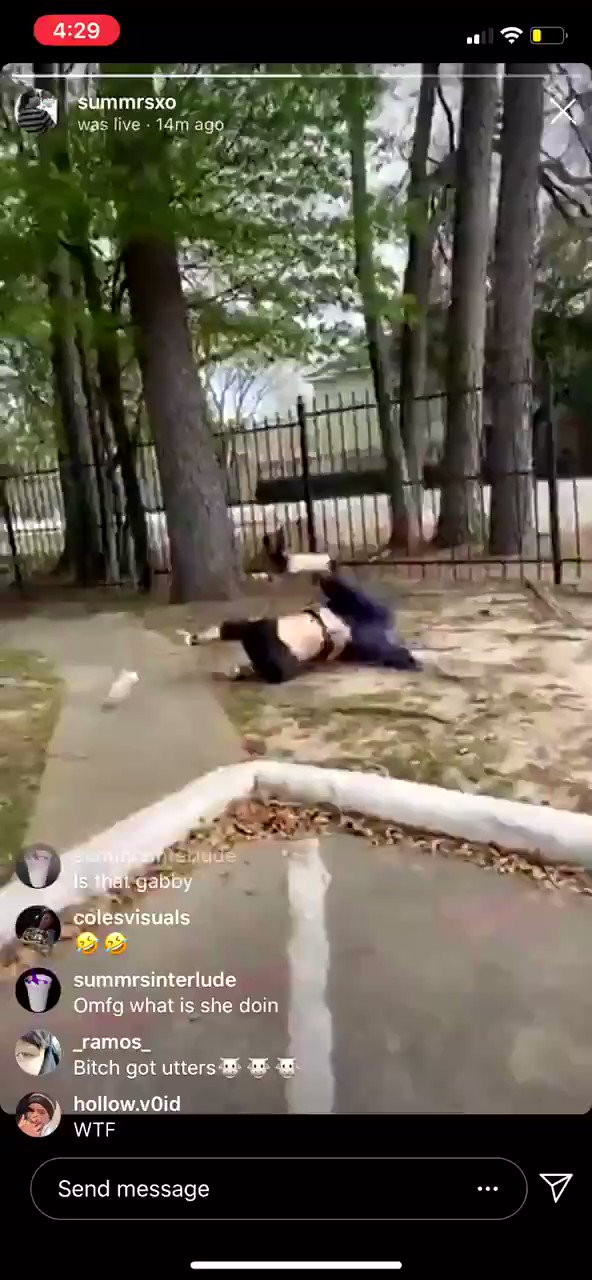 cloutboy on Twitter: "LMAO THEY GOT GABY BEAT UP😭her whole tittie fell out @gaby2sick https://t ...