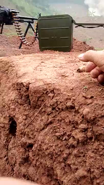 Lee Ann Quann on Twitter: "A conscript of Vietnam People Army unleashing short bursts of rounds ...