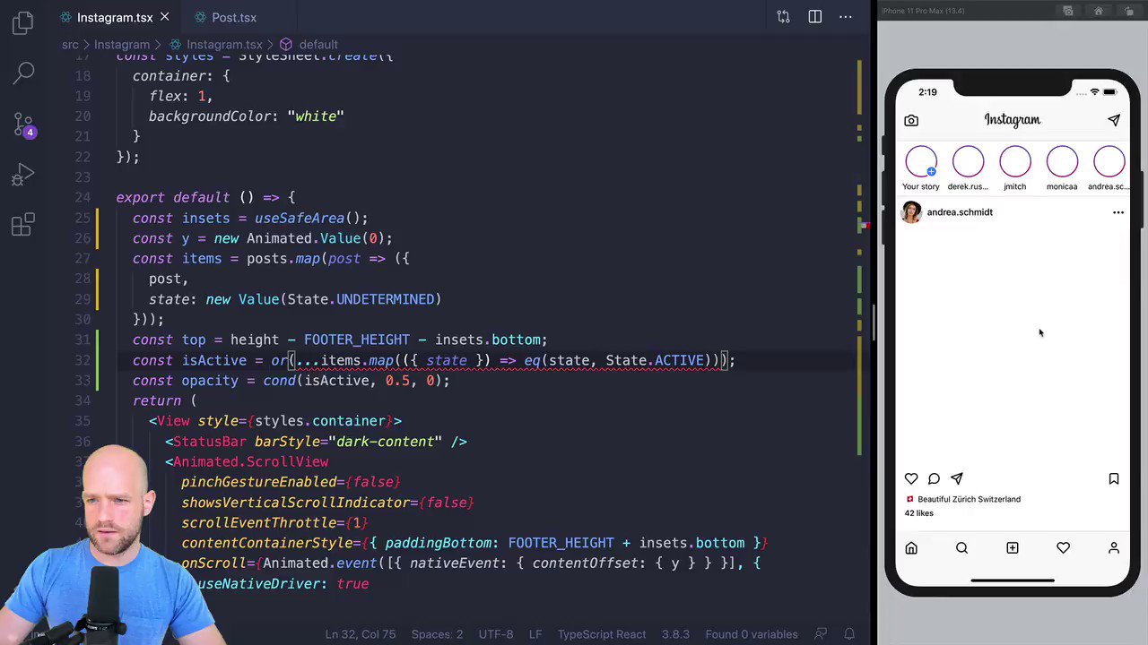 William Candillon on Twitter: "Instagram Pinch-to-Zoom - “Can it be done in React Native ...