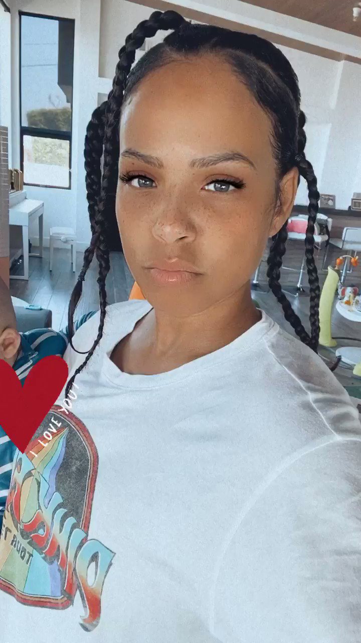 Christina Milian Braids