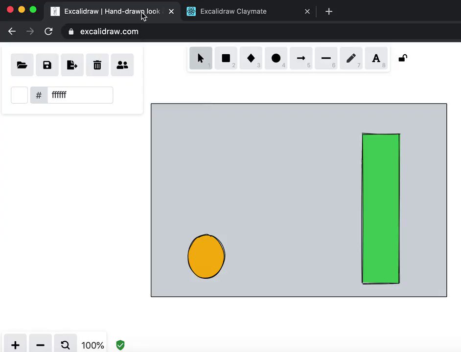 Daishi Kato on Twitter: "Another experimental tool with @Excalidraw: "Excalidraw Claymate." This ...