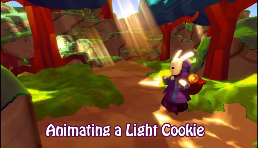 Joyce[MinionsArt] on Twitter: "Here's a post about setting up an animated light cookie using ...