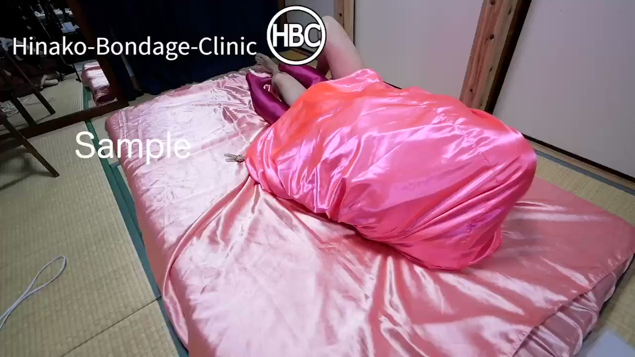 HBC on Twitter: "Satin Snuggling and Satin Bondage with Forced Ear Licking ASMR Sample – サンプル動画は ...