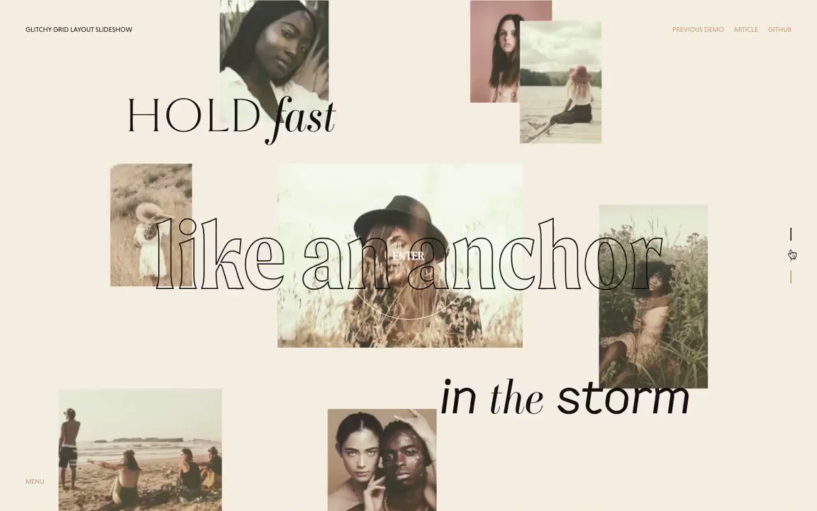 A Glitchy Grid Layout Slideshow 🖼️ An experimental grid slideshow with ... A Glitchy Grid Layout Slideshow 🖼️ An experimental grid slideshow with ...
