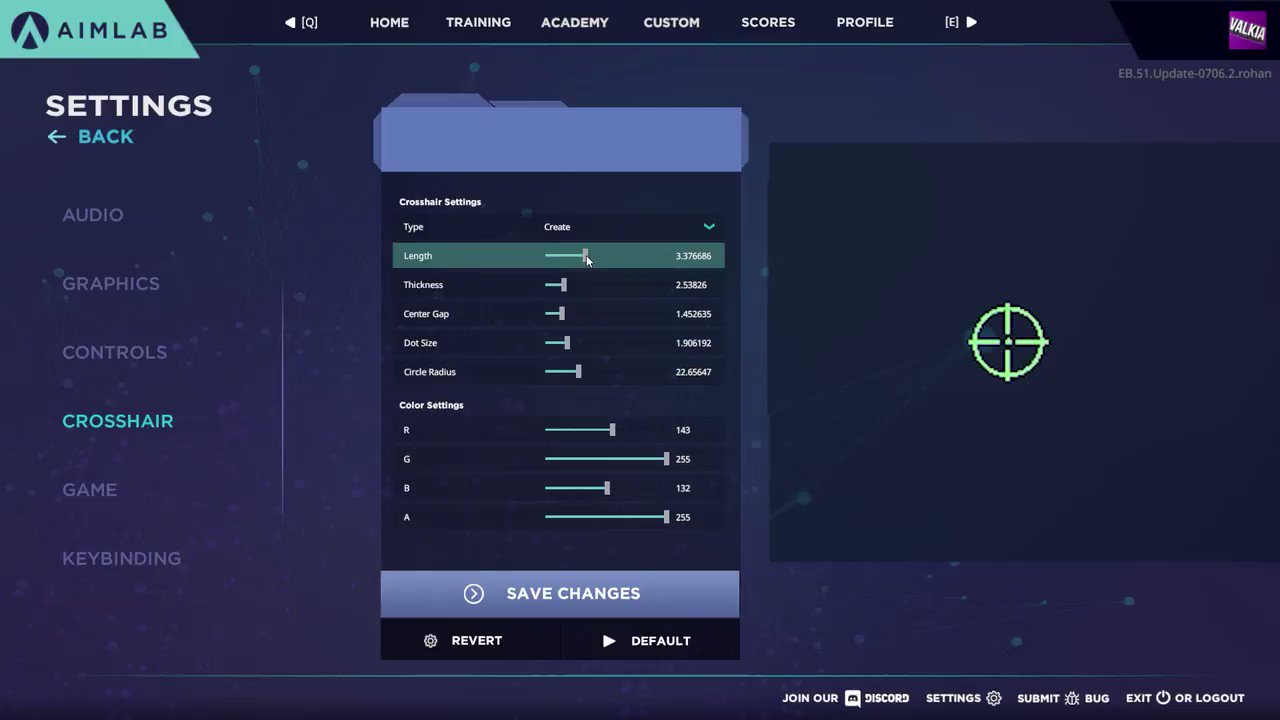 Aimlabs on Twitter: "Who uses a custom crosshair? I've shown you mine, now show me yours 👀 https ...