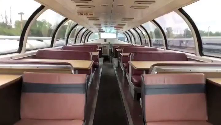 Paxrail on Twitter: "Who has ridden inside a Great Dome car before? The 360-degree panoramic ...