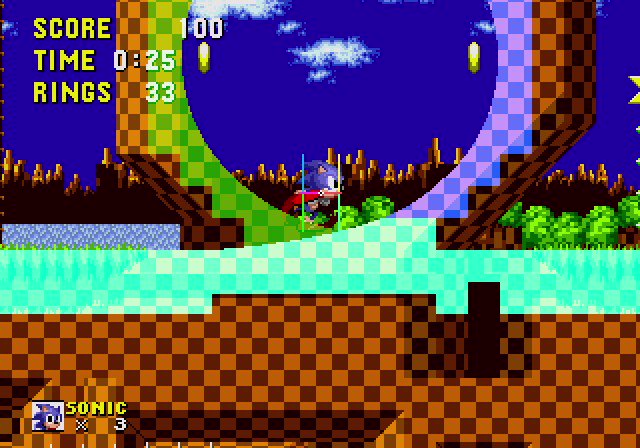 Classic Sonic Deconstructed on Twitter: "Collision with the floor faces 1 of 4 directions based ...