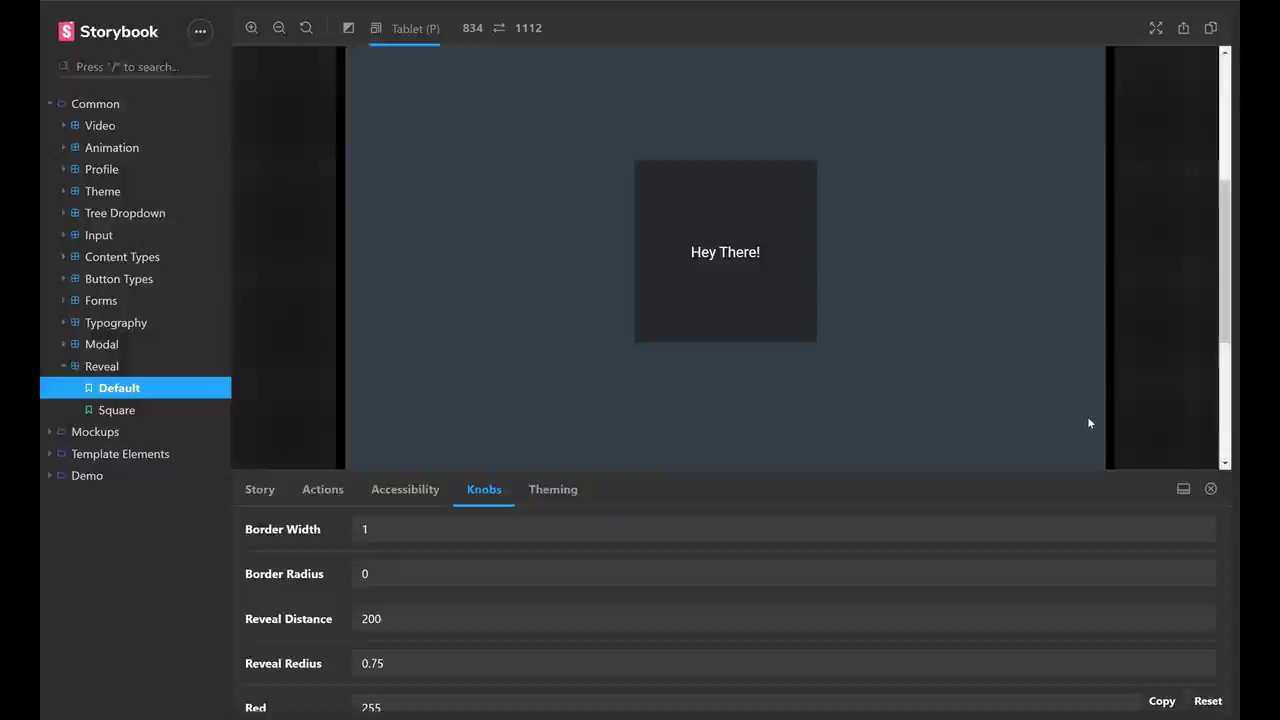 Antonio Beretini on Twitter: "Fluent Reveal implementation for React PWA and React Native ...