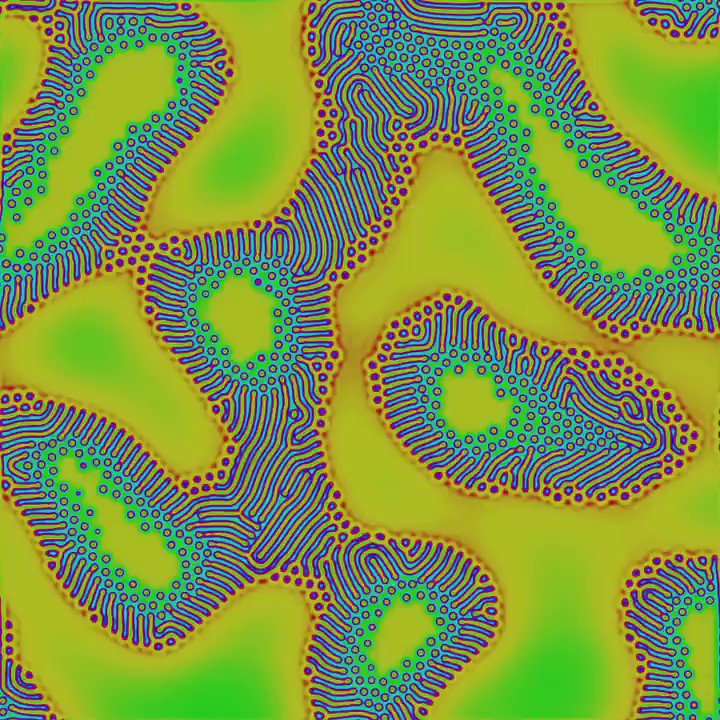 Jason Webb on Twitter: "Using #Perlin noise as a parameter map. Also implemented HSL gradient ...