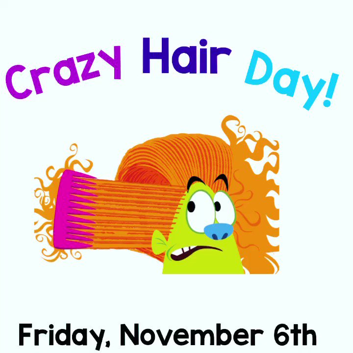 Crazy Hair Day Poster