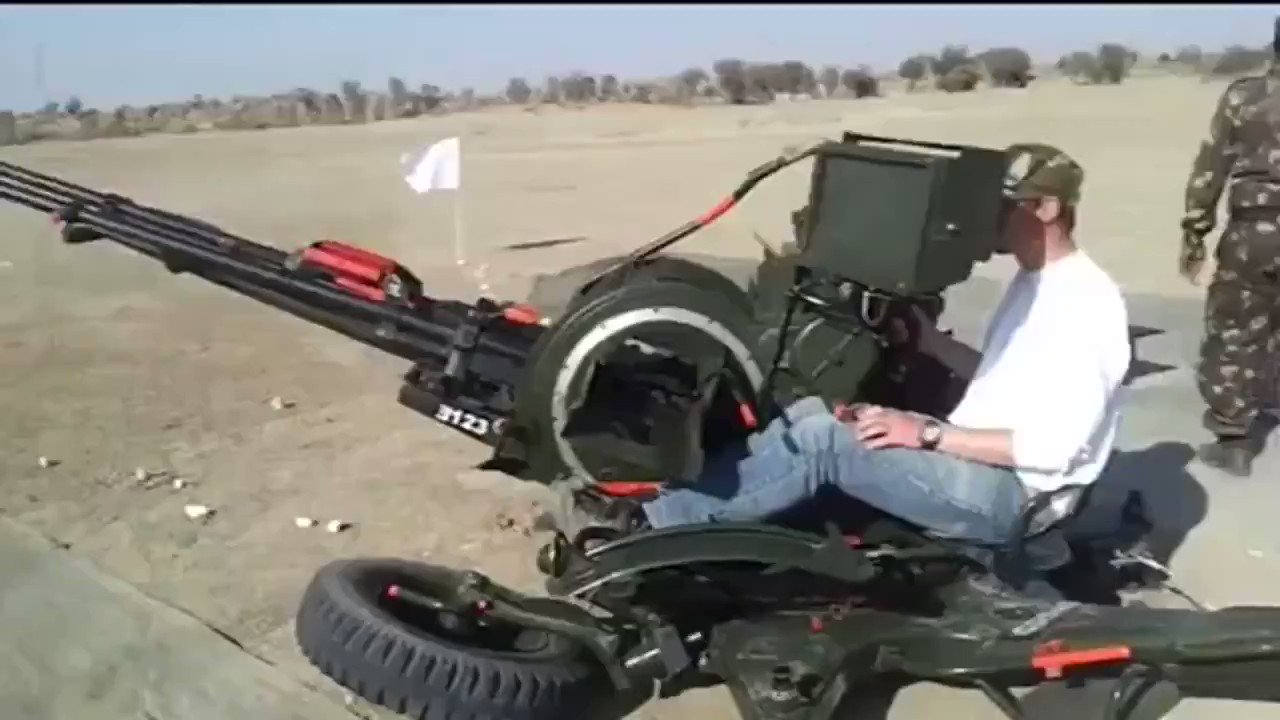 𝐊𝐔𝐍𝐀𝐋 𝐁𝐈𝐒𝐖𝐀𝐒 on Twitter: "RARE clip of upgraded #IndianArmy ZU-23MM-2B from #BEL #Elbit in # ...