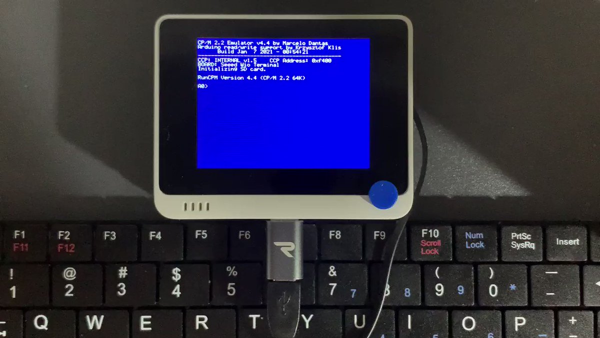 これまでの "RunCPM + VT100 Emu for Wio Terminal / M5Stack" - posfie