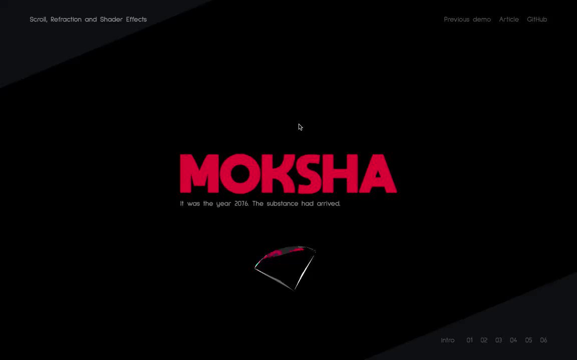 From The Demo Archives Scroll Refraction And Shader Effects In Threejs And React T