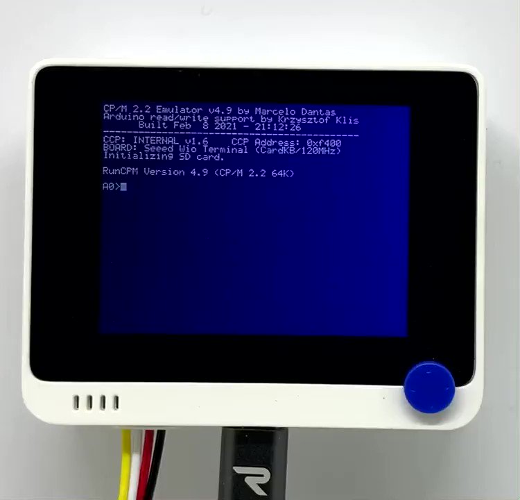 これまでの "RunCPM + VT100 Emu for Wio Terminal / M5Stack" (4ページ目 ...