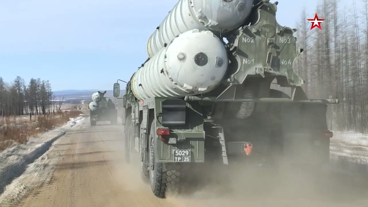 Rob Lee on Twitter: "Two-part video of an S-400 live-fire exercise at the Telemba training area ...