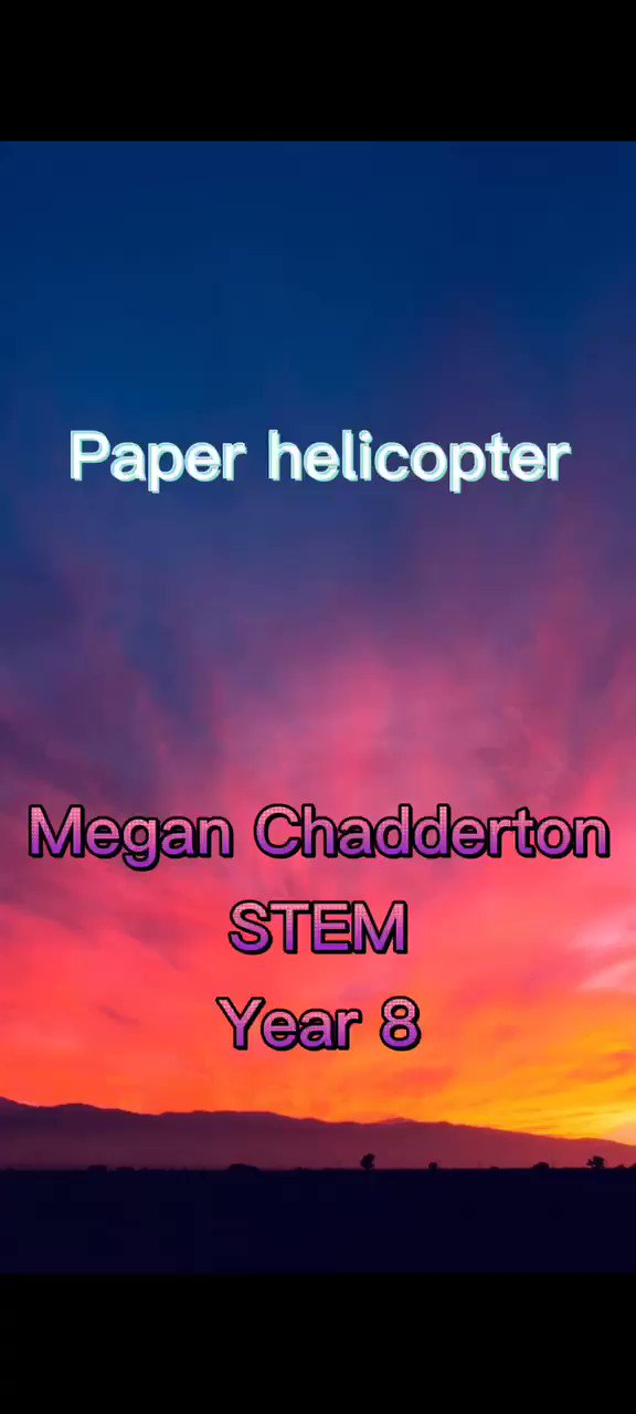 The Deanery Church of England High School on Twitter: "STEM Paper ...