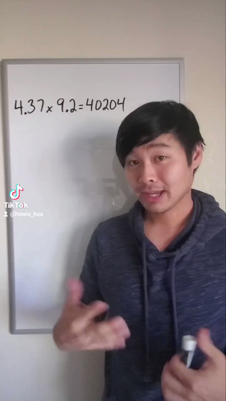Howie Hua On Twitter New Tiktok Video Can We Multiply Decimals