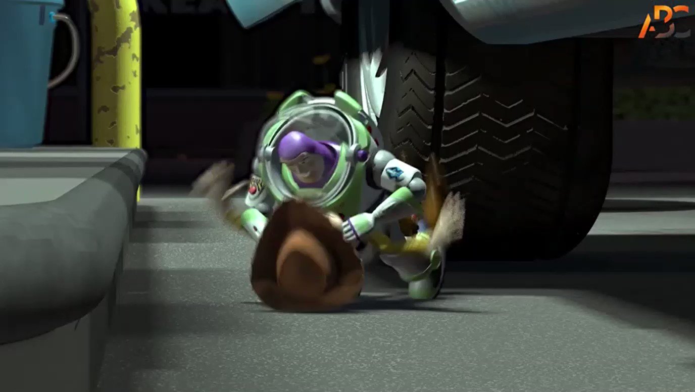 Toy Story Buzz And Woody Fight