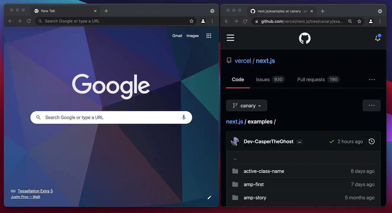 StackBlitz on Twitter: "> How do I use Next with…? 💡 Did you know that @Vercel and its community ...