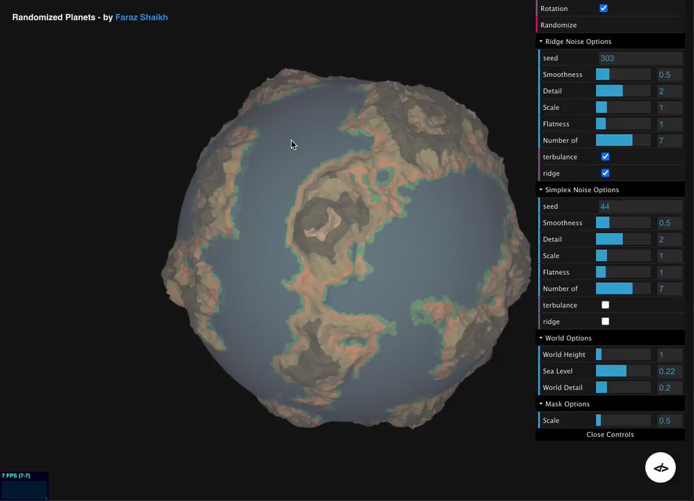 Planet Map Generator