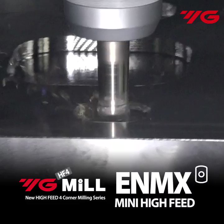 YG-1 Cutting Tools on Twitter: "YG HF4 MILL ENMX decreases tool cost and improves productivity ...