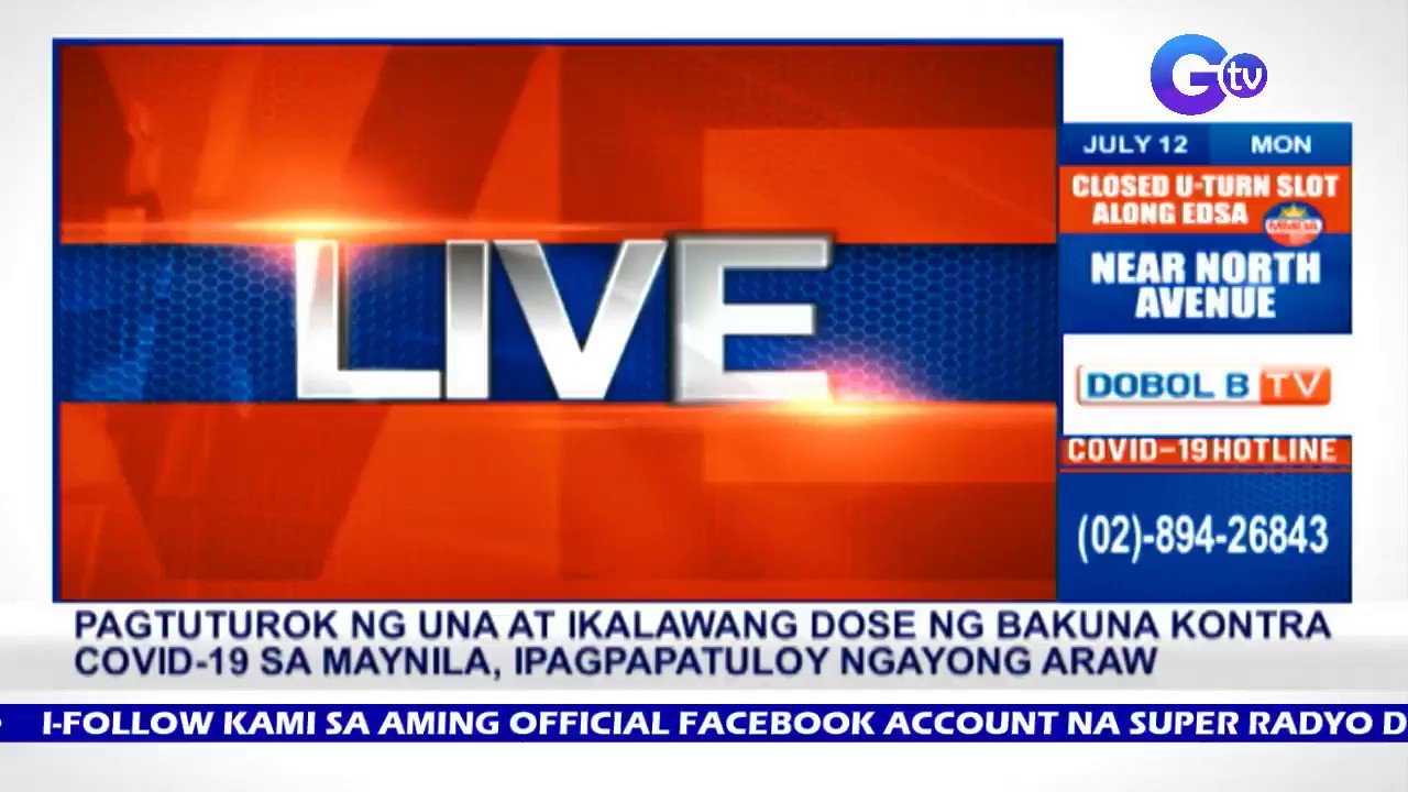 DZBB Super Radyo on Twitter: "#BantayBakuna: (2/2) Pagtuturok ng una at ikalawang dose ng bakuna ...