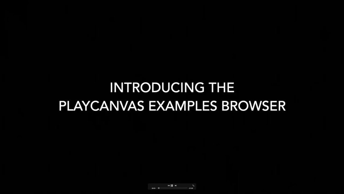 PlayCanvas on Twitter: "Introducing the new PlayCanvas Examples Browser! 🚀 86 code samples ...