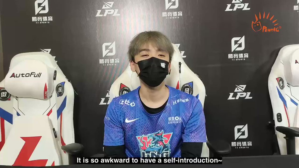 PentaQ on Twitter: "LNG. Mid Laner icon expresses his determination to get top 4 in #LPL ...