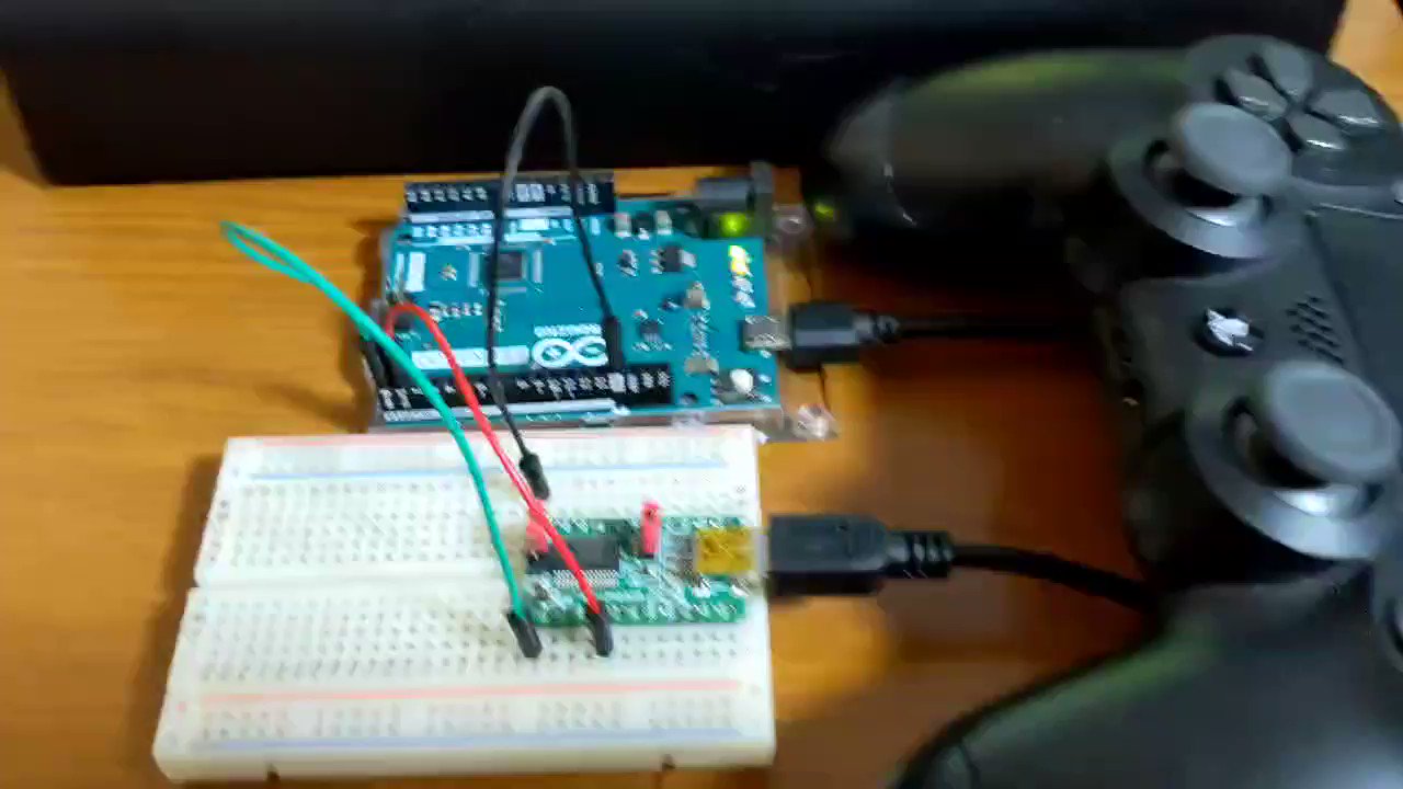 わかめそば on Twitter: "Arduino Leonardo で GIMX Adapter を自作し、Switch用電車でGOコントローラーをPS4で使うことができました ...