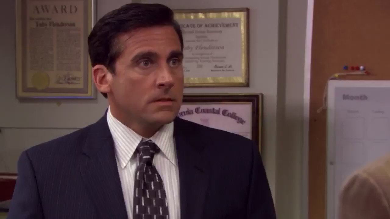the office clips on Twitter: "‘noo god! no god please no no no noooo’ michael scott screaming ...