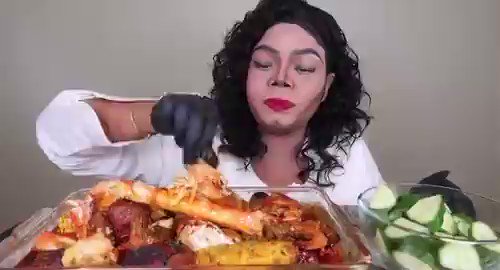 Michael Jackson Eating
