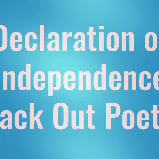 Susan Gorman-Pullin on Twitter: "My students Declaration of Independence Black Out Poetry was ...