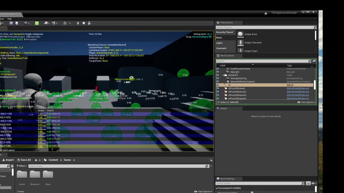 Having Some Fun With My Ai Eqs Unrealengine Ue4 Ai Gamedev Unrealengine Ue4 Ai Gamedev 