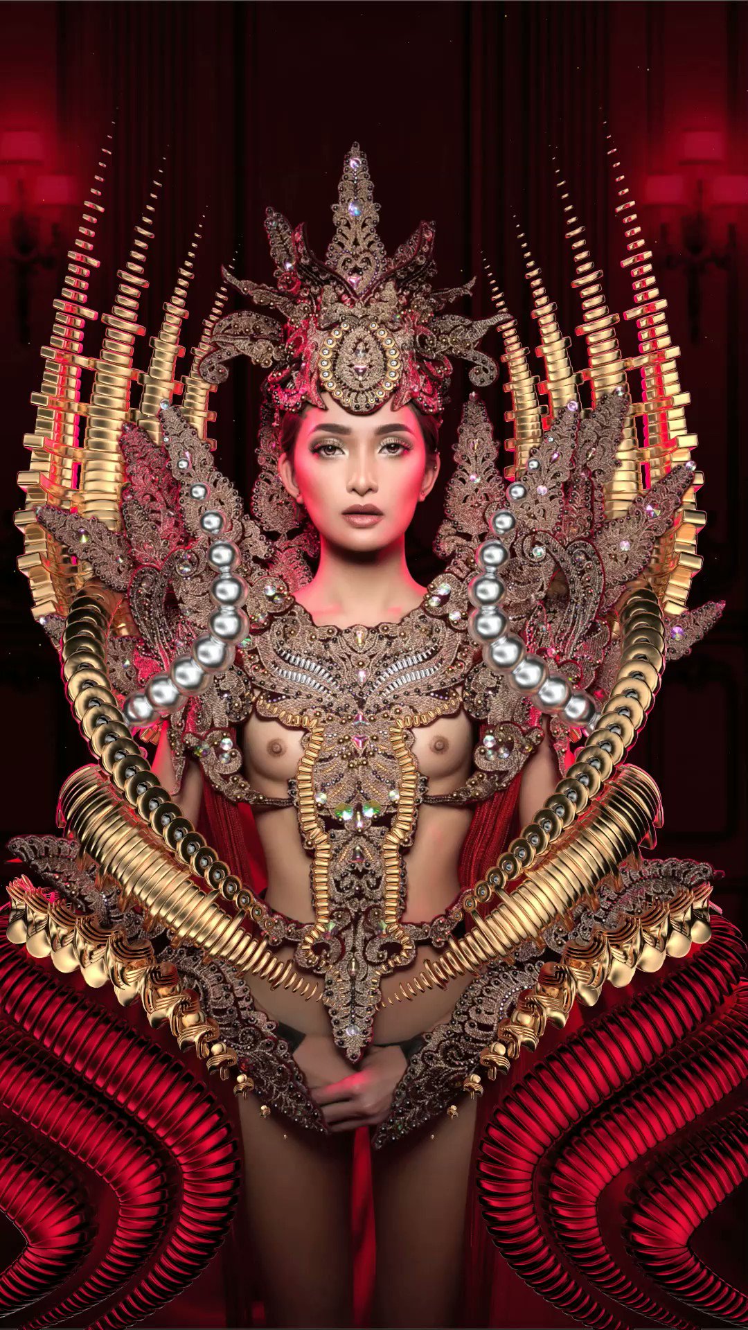 DizArt 🇺🇦 Support Ukraine!!!🇺🇦 on Twitter: "#16 «The Red Empress» - #NFT art in collaboration ...