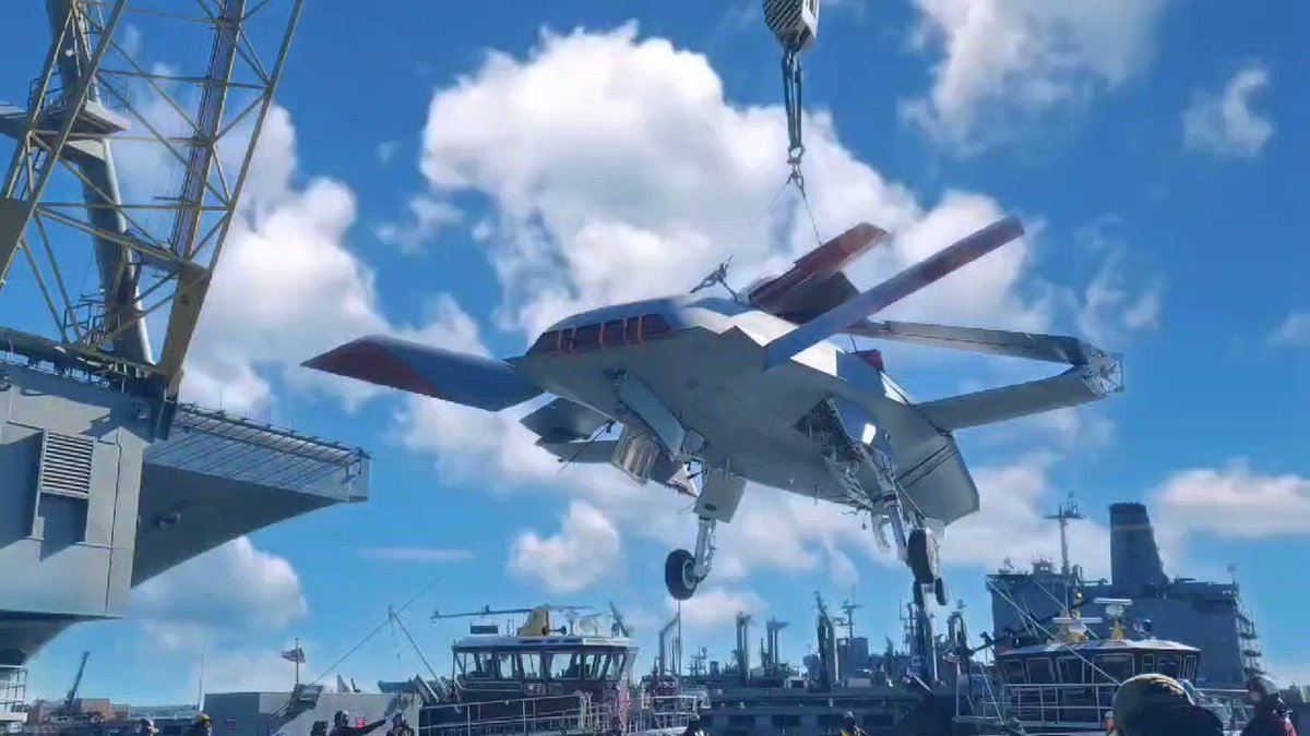 NAVAIR on Twitter: "MQ-25 arrived aboard USS George H.W. Bush (CVN-77) this week for its first ...