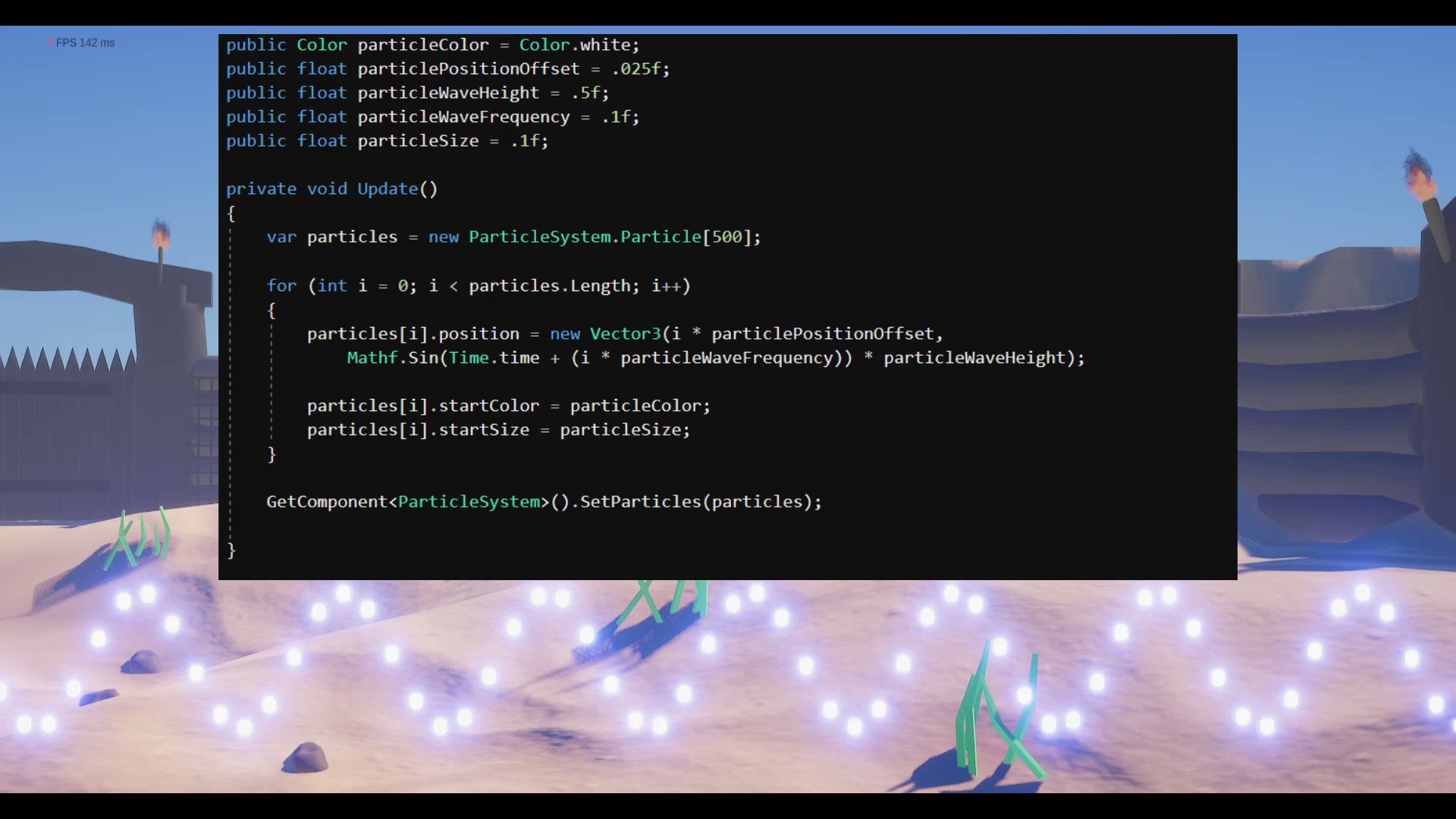 Samuli 🇫🇮 on Twitter: "In Unity, you can move individual particles with code by using the ...